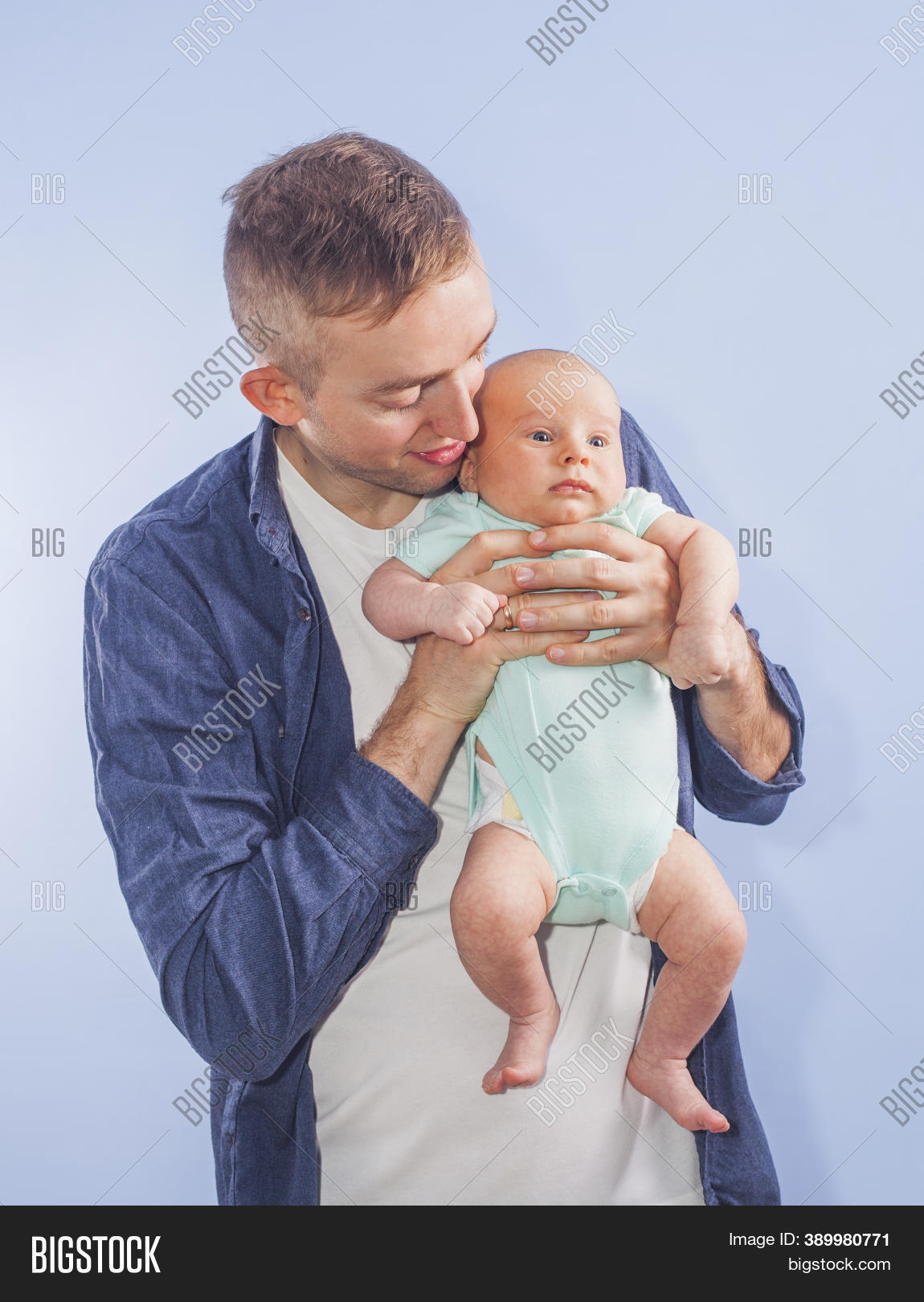 Baby Boy Father's Arms Image & Photo (Free Trial) | Bigstock