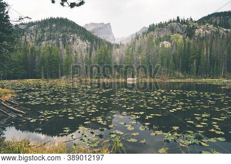 Nymph Lake Rocky Image & Photo (Free Trial) | Bigstock