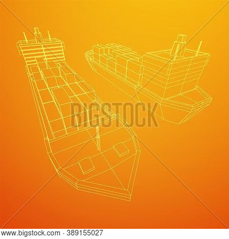 Heavy Dry Cargo Ship Vector & Photo (Free Trial) | Bigstock