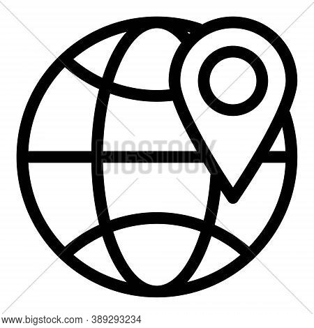Global Location Icon Vector & Photo (Free Trial) | Bigstock