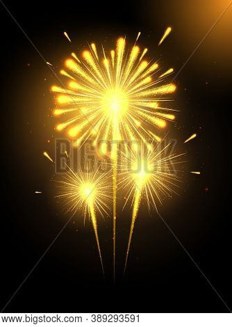 Fireworks Composition Vector & Photo (Free Trial) | Bigstock