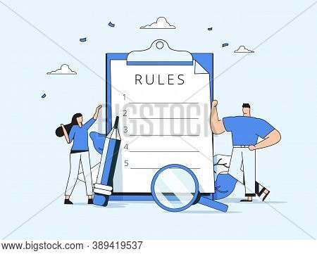 Rules Illustration. Vector & Photo (Free Trial) | Bigstock