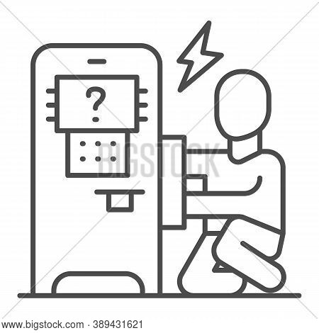 Person Repair Atm Vector & Photo (Free Trial) | Bigstock