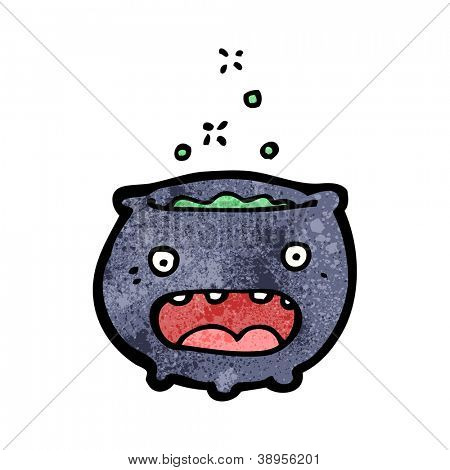 Cartoon Cauldron Face Vector & Photo (Free Trial) | Bigstock