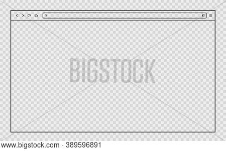 Transparent Browser Vector & Photo (Free Trial) | Bigstock