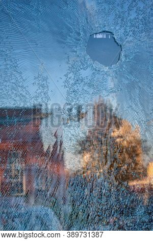 Shattered Glass Window Image & Photo (Free Trial) | Bigstock