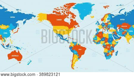 World Map - America Vector & Photo (Free Trial) | Bigstock