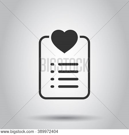 Wishlist Icon Flat Vector & Photo (Free Trial) | Bigstock