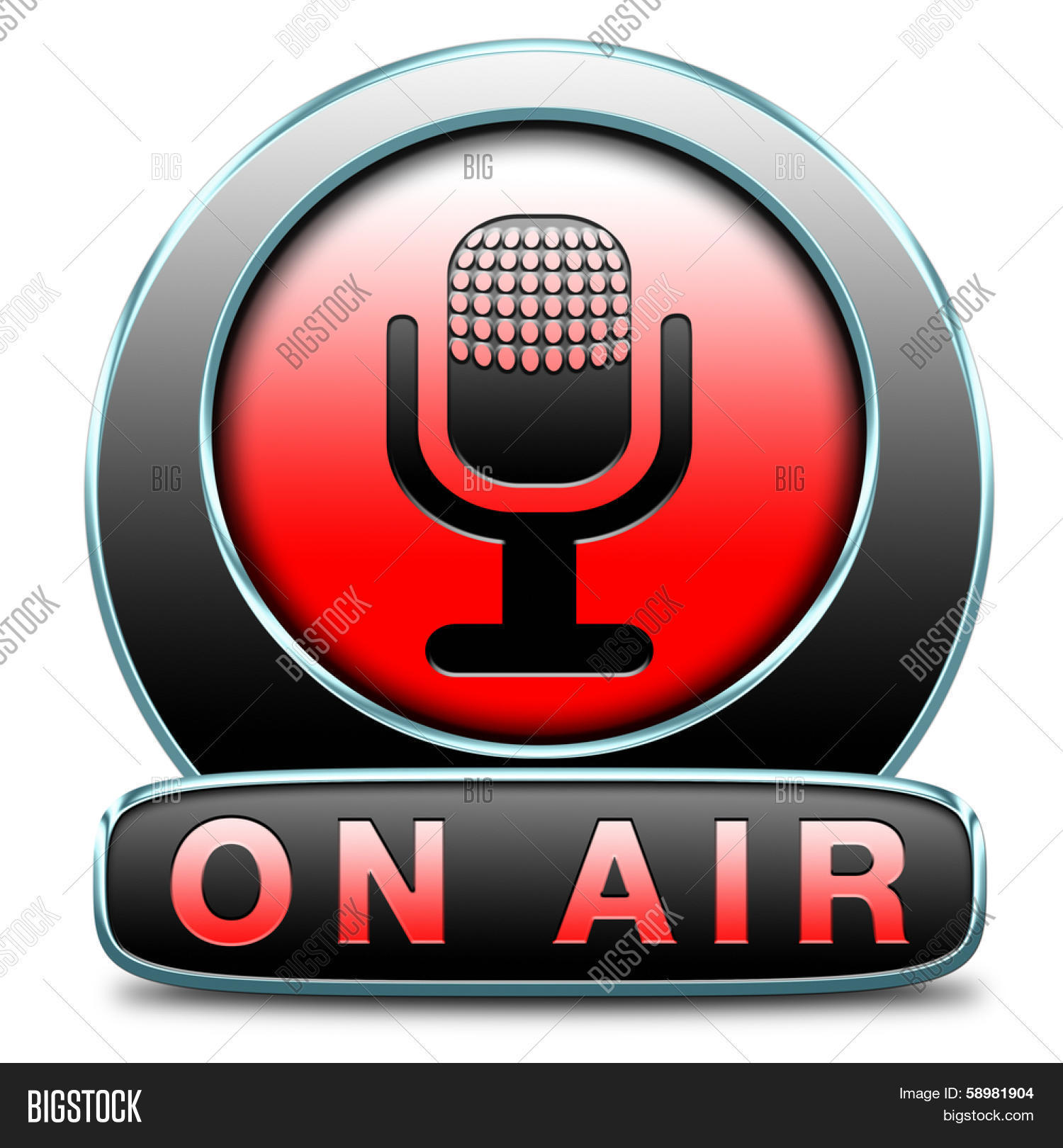 Live On Air Radio Live Image & Photo (Free Trial) | Bigstock