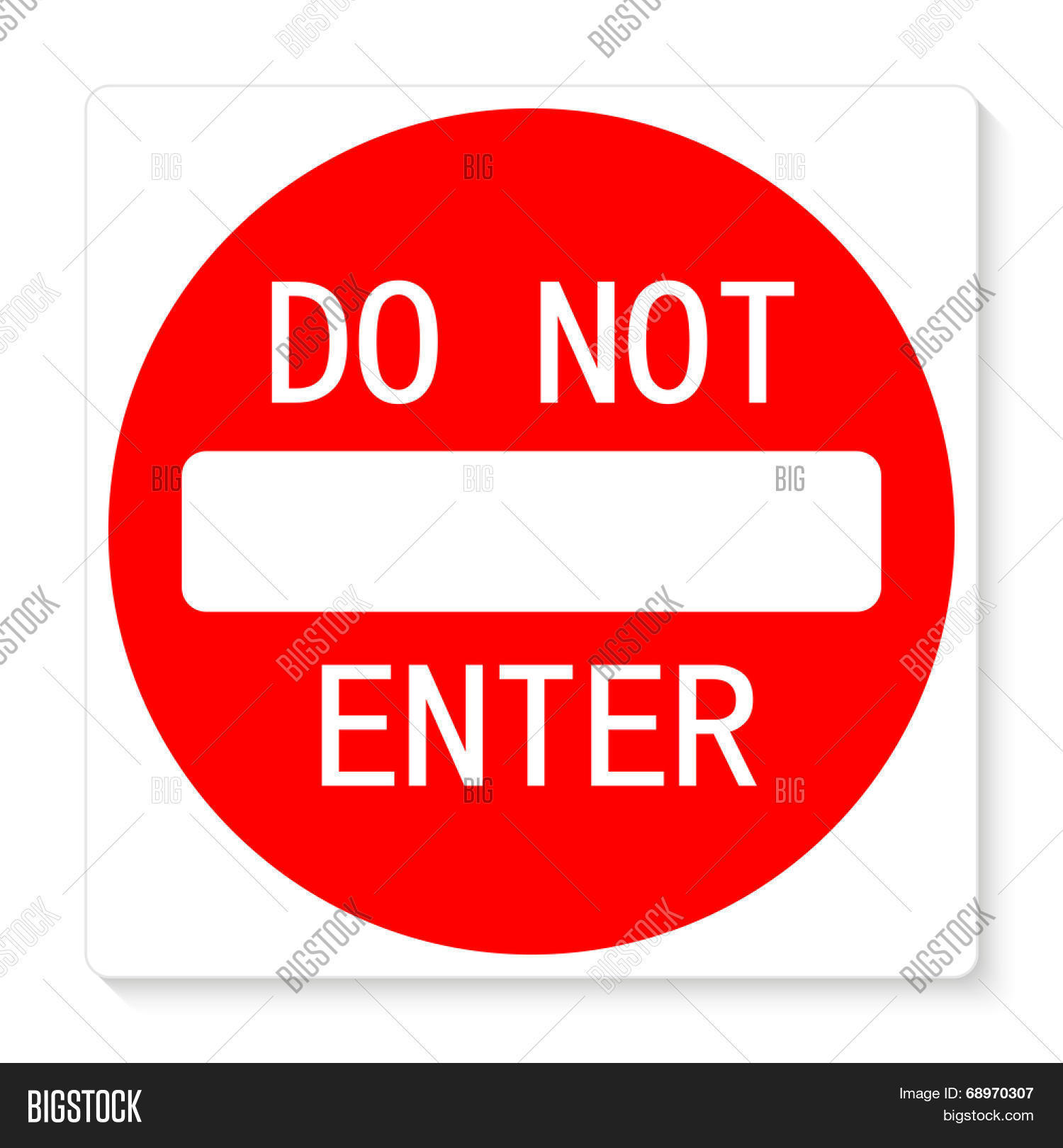 Do Not Enter Vector Vector & Photo (Free Trial) | Bigstock