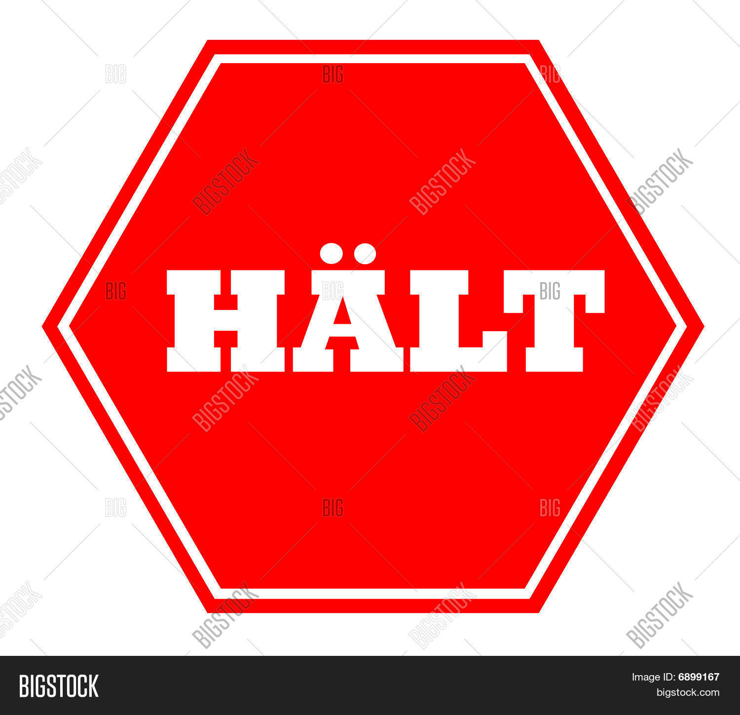 German Stop Sign Image & Photo (Free Trial) | Bigstock