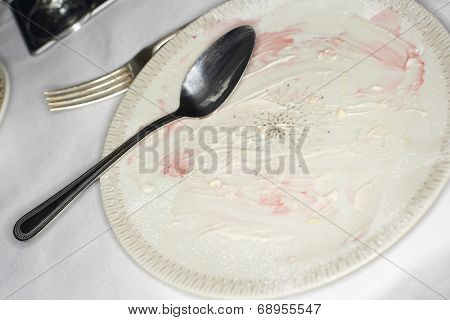 Dirty Plate Silverware Image & Photo (Free Trial) | Bigstock