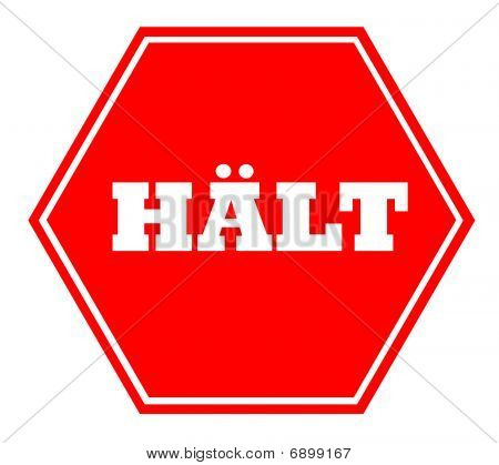 German Stop Sign Image & Photo (Free Trial) | Bigstock