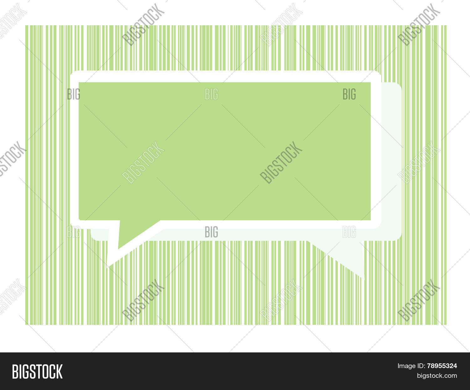 Speech Green Bubble Vector & Photo (Free Trial) | Bigstock