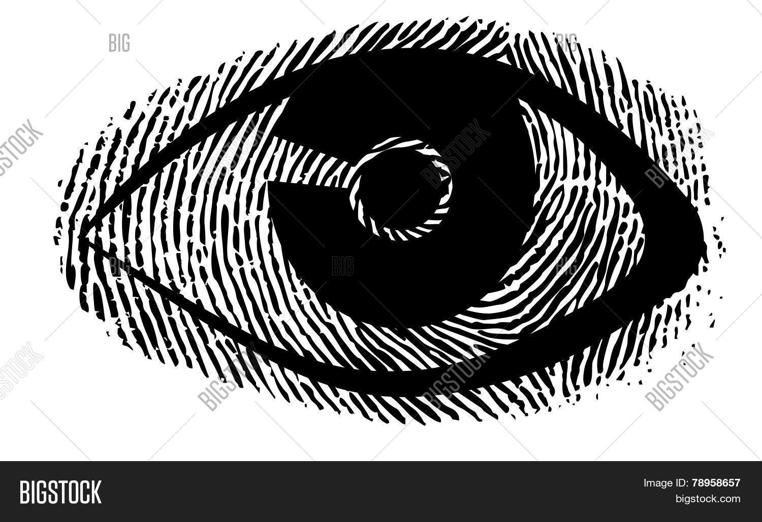 Fingerprint Eye Vector & Photo (Free Trial) | Bigstock