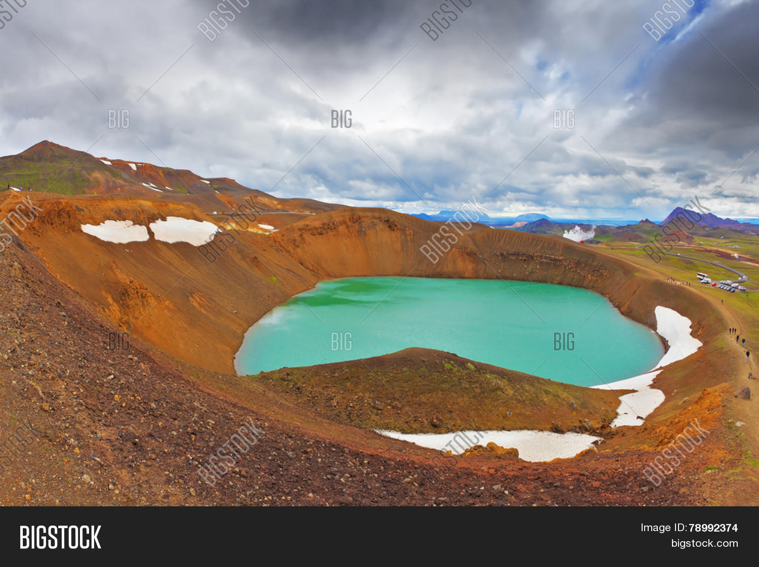 July Iceland. Lake Image & Photo (Free Trial) | Bigstock