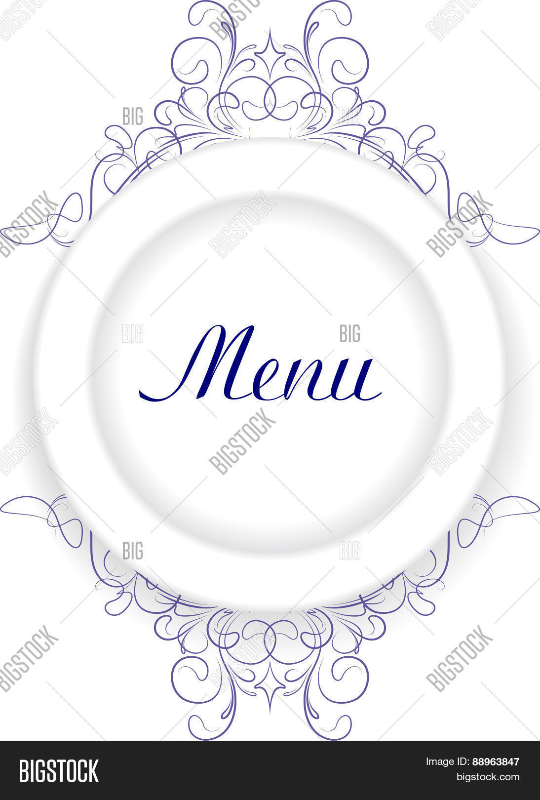 Original Menu Design Vector & Photo (Free Trial) | Bigstock