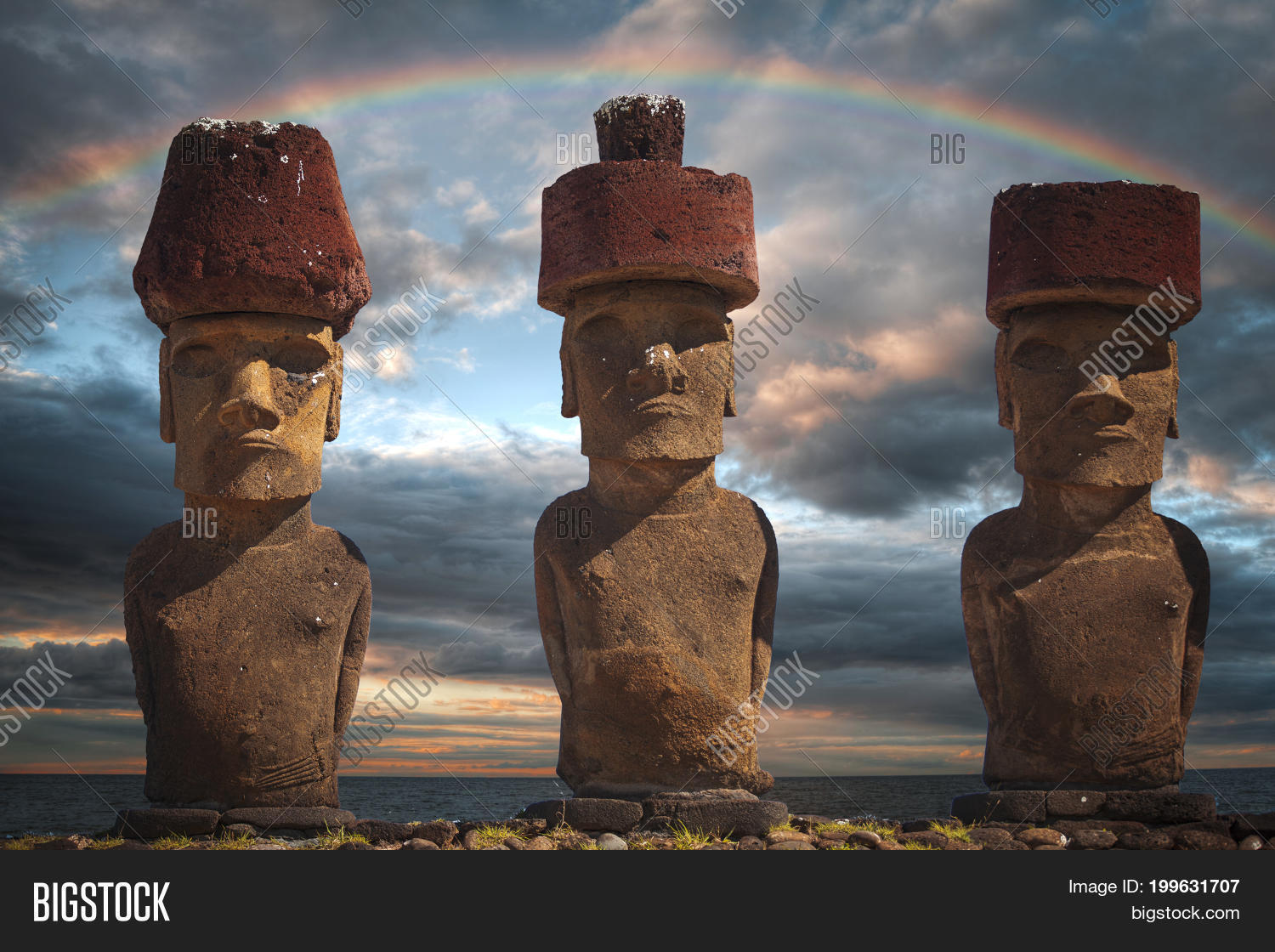 Statue On Easter Image & Photo (Free Trial) | Bigstock