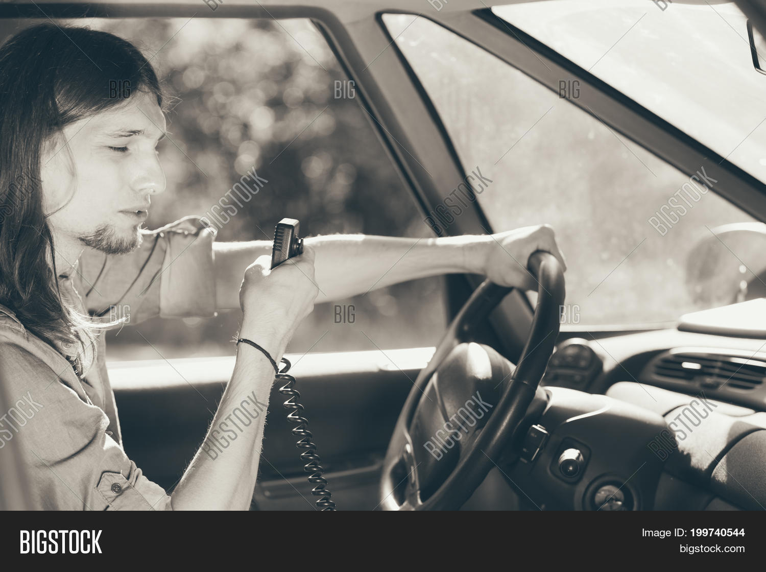 Talking While Drive Image & Photo (Free Trial) | Bigstock
