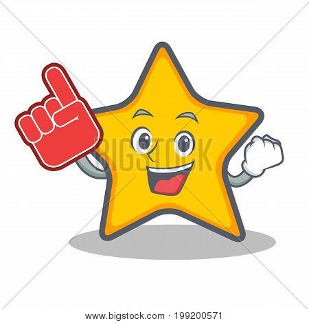 Vector y foto Foam Finger Star (prueba gratis) | Bigstock