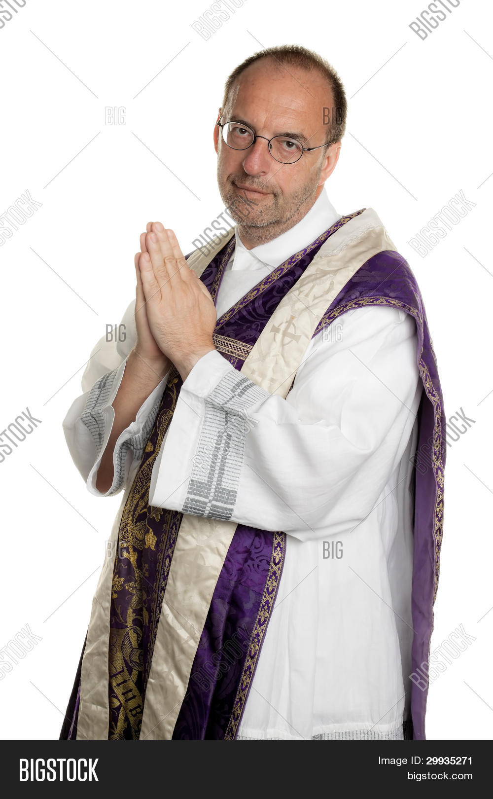 Catholic Priest, While Image & Photo (Free Trial) | Bigstock