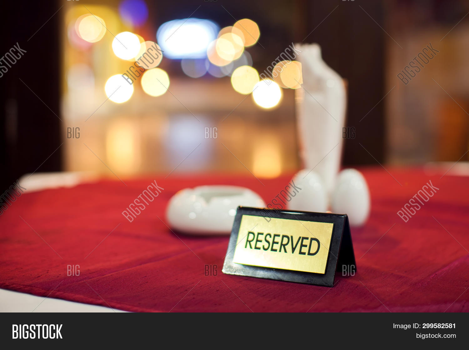 Reserved Table. Sign Image & Photo (Free Trial) | Bigstock