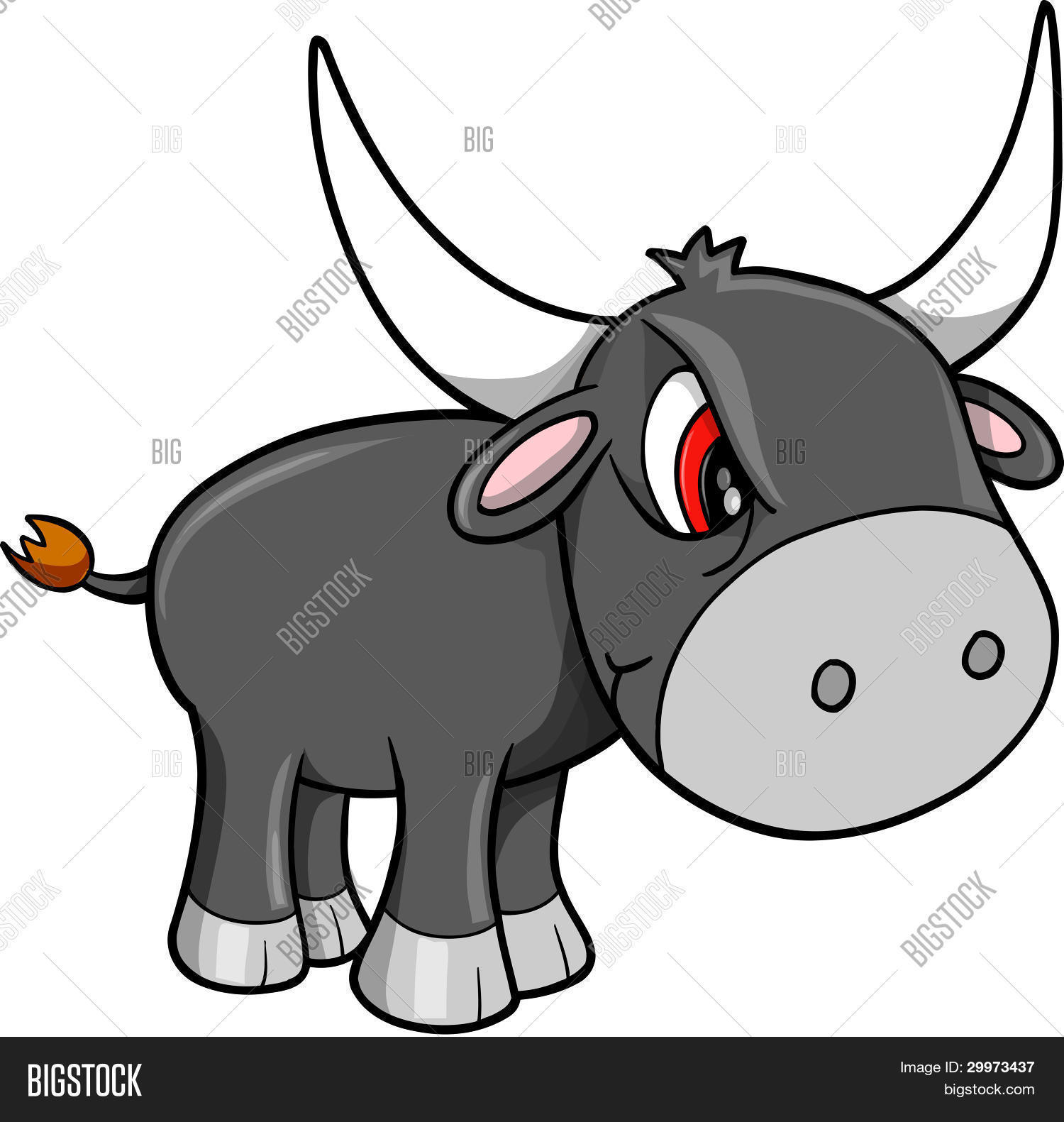Mean Nasty Bull Vector & Photo (Free Trial) | Bigstock