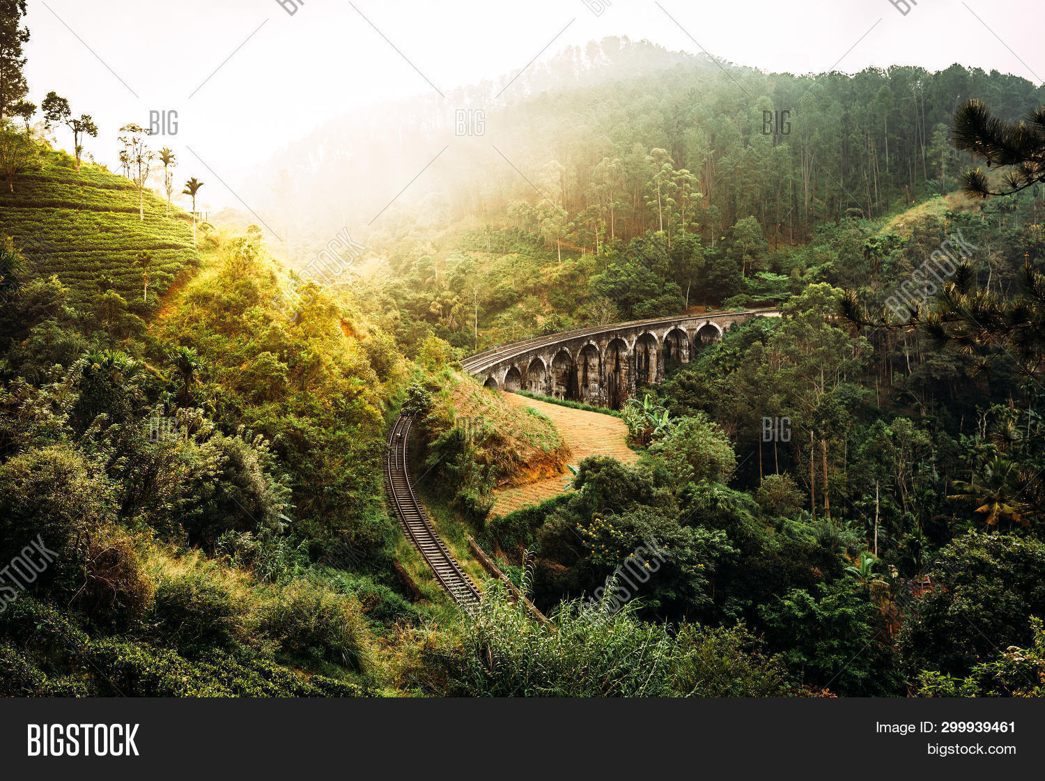 Nine-arch Bridge Sri Image & Photo (Free Trial) | Bigstock
