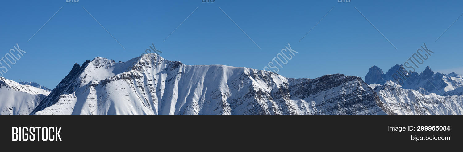 Panoramic View Snowy Image & Photo (Free Trial) | Bigstock