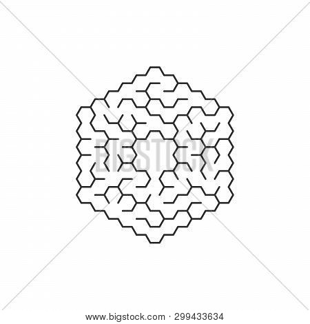 Circular Labyrinth Vector & Photo (Free Trial) | Bigstock