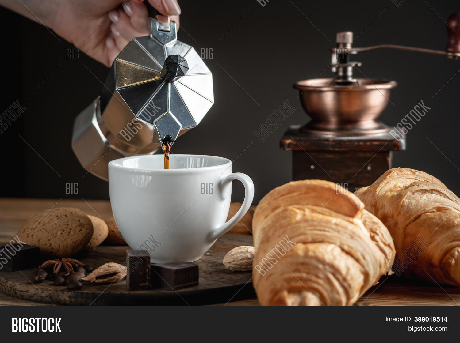 Hand Pouring Black Image & Photo (Free Trial) | Bigstock