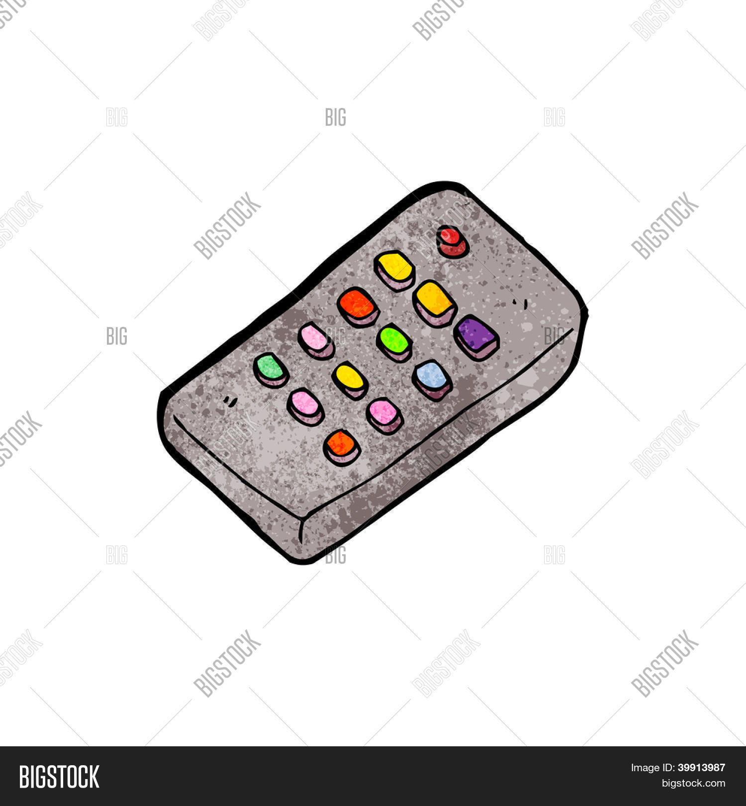 Cartoon Remote Vector & Photo (Free Trial) | Bigstock