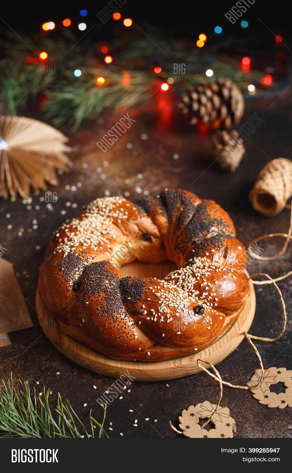 Sweet Bread Wreath. Image & Photo (Free Trial) | Bigstock