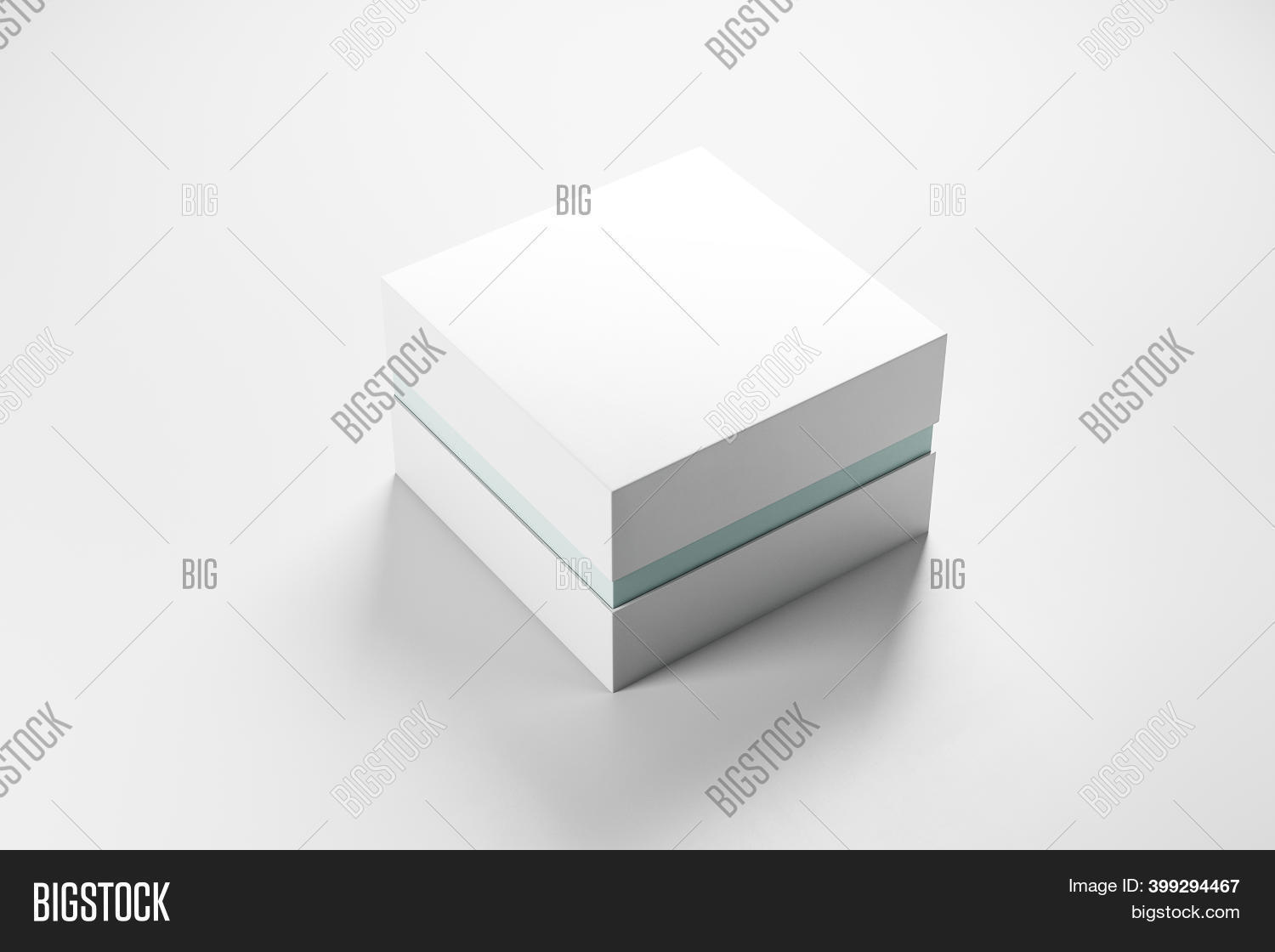 Blank White Box Blue Image & Photo (Free Trial) | Bigstock