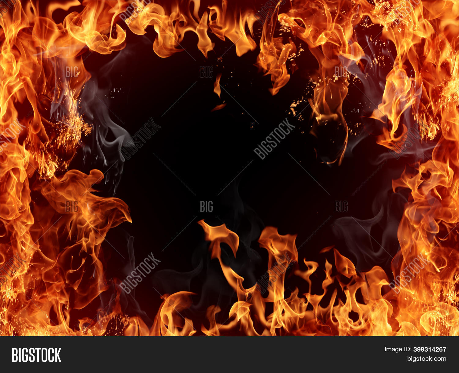 Burning Frame. Texture Image & Photo (Free Trial) | Bigstock