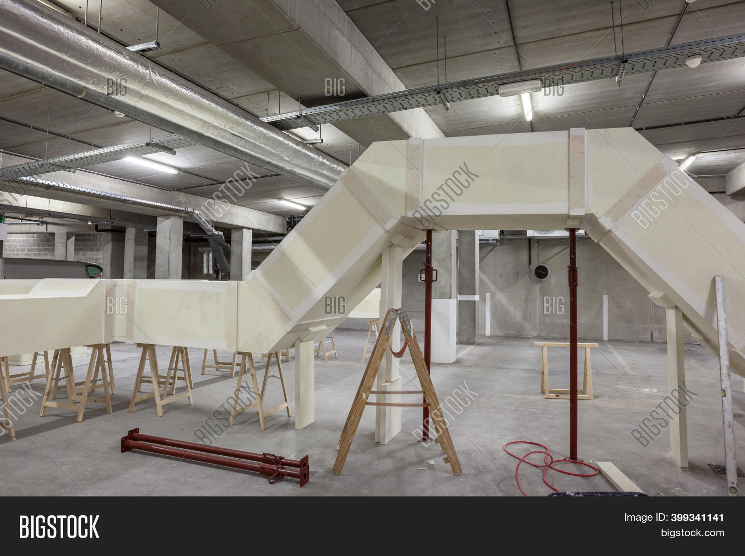 Garage Air Ducts Made Image & Photo (Free Trial) | Bigstock