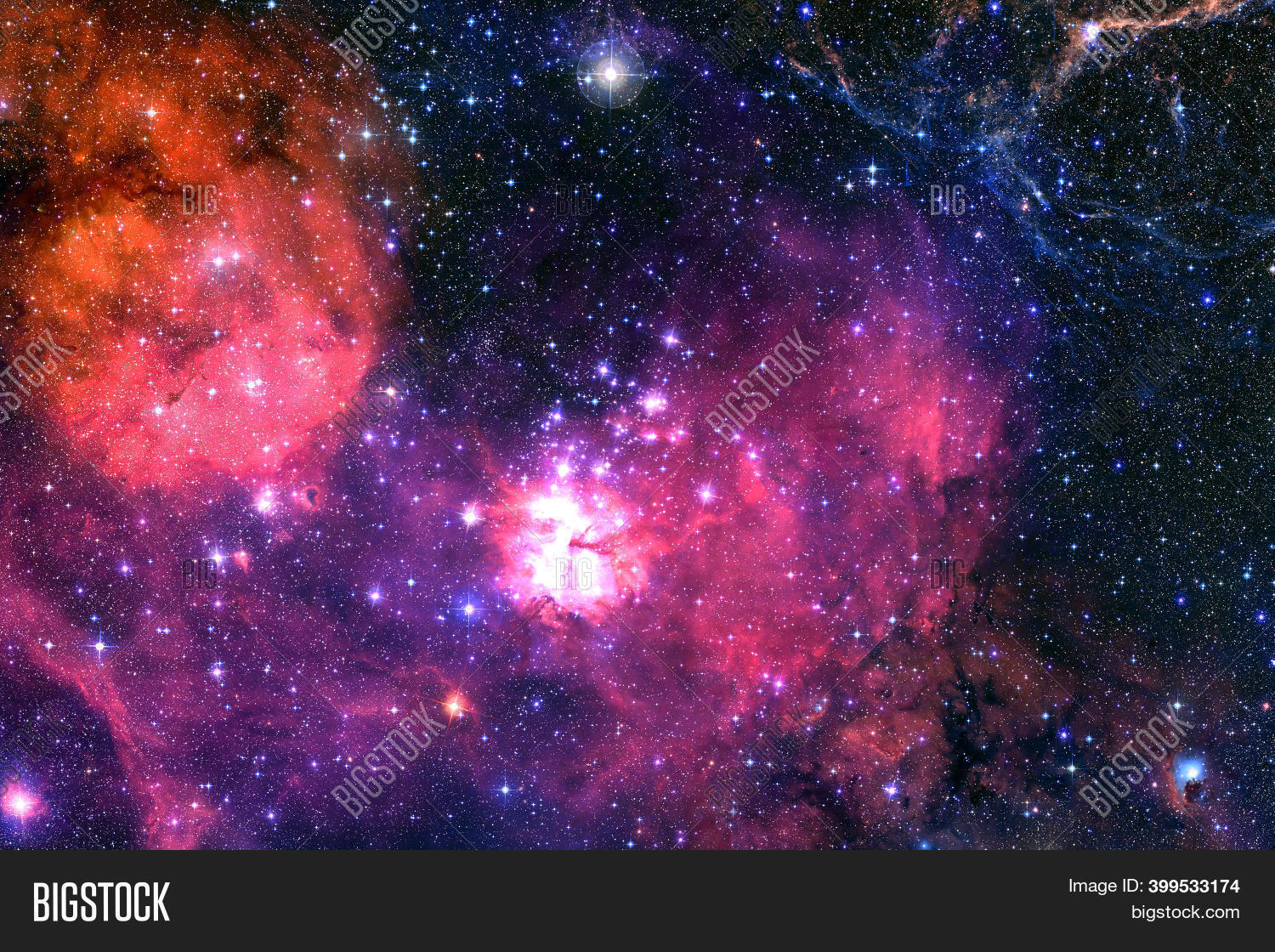 Nebula, Cluster Stars Image & Photo (Free Trial) | Bigstock