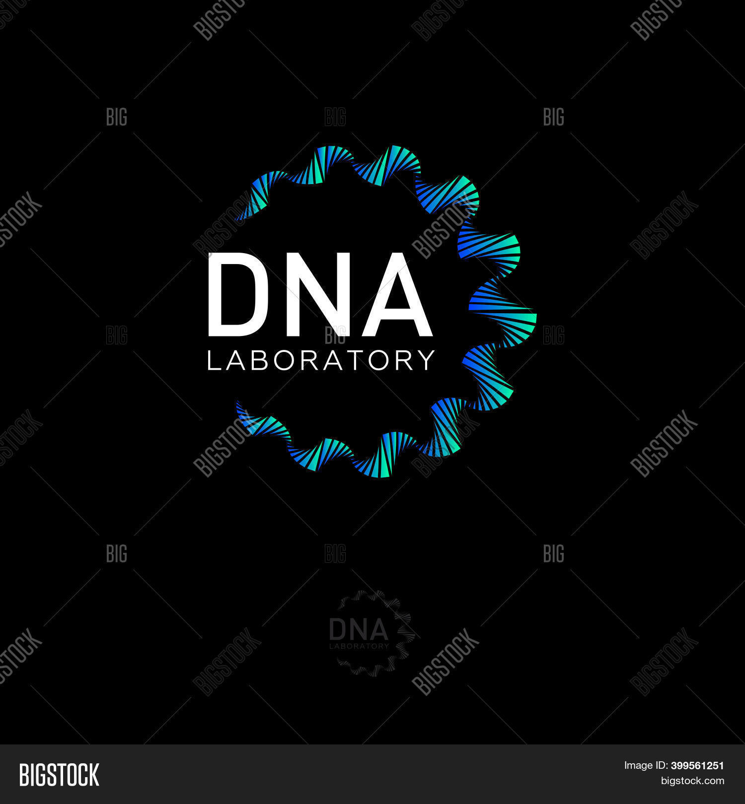 Dna Laboratory Logo. Vector & Photo (Free Trial) | Bigstock