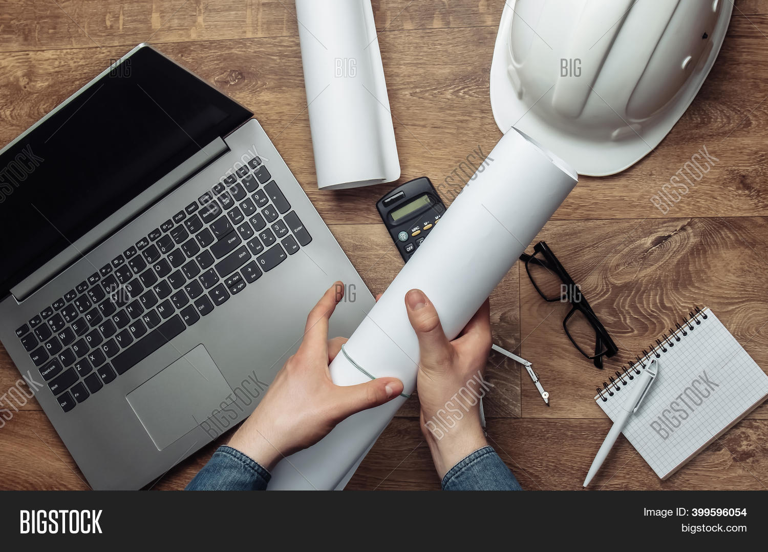 Engineer Workspace. Image & Photo (Free Trial) | Bigstock
