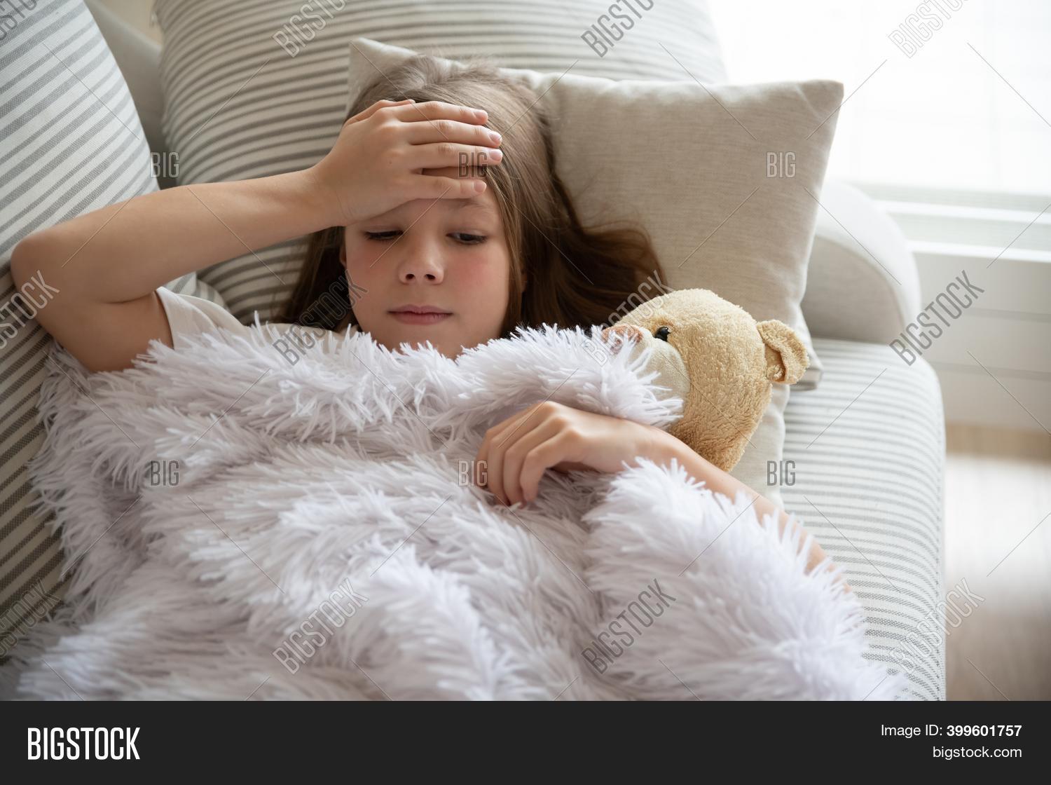 Little Sick Girl Lies Image & Photo (Free Trial) | Bigstock