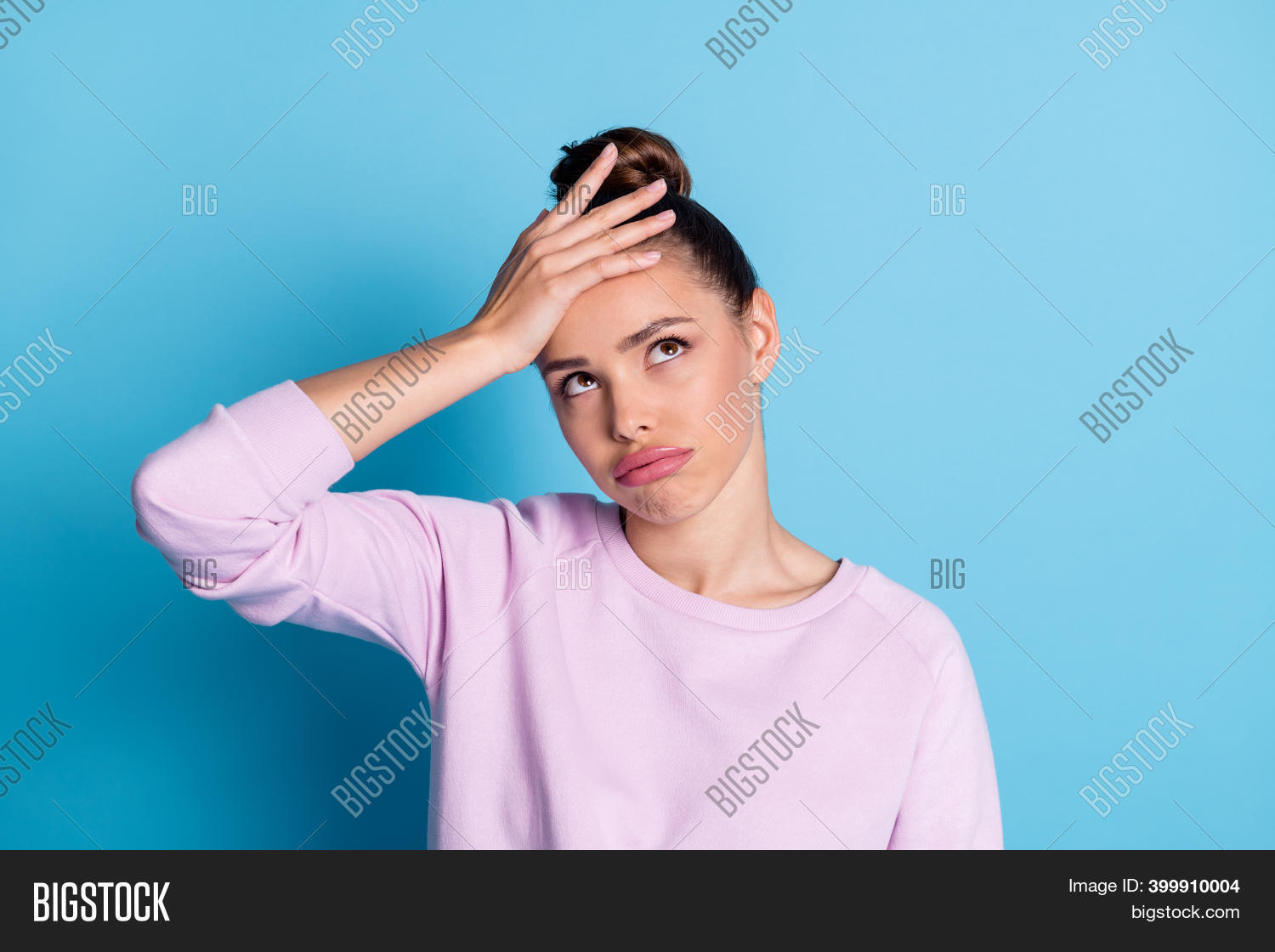 Hand On Forehead Frustrated