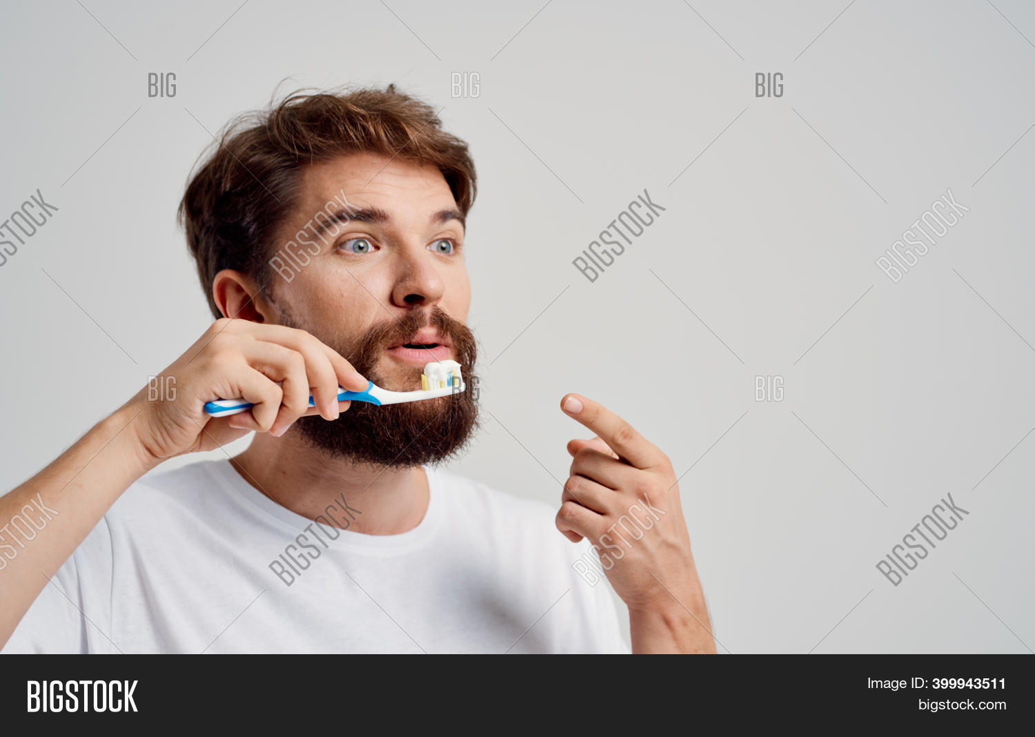 Handsome Man Brushing Image & Photo (Free Trial) | Bigstock