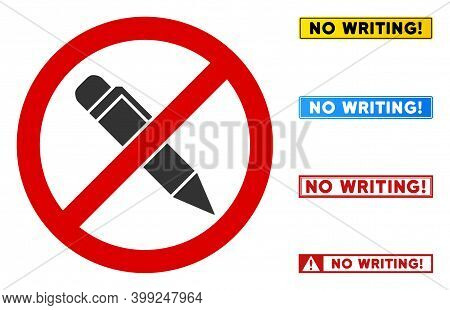 No Writing Pen Sign Vector & Photo (Free Trial) | Bigstock