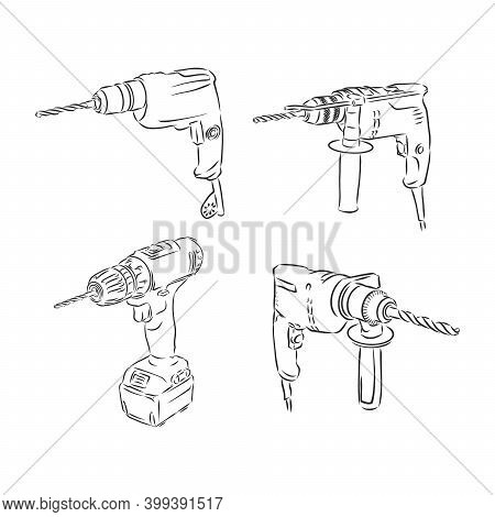 Electric Drill Vector & Photo (Free Trial) | Bigstock