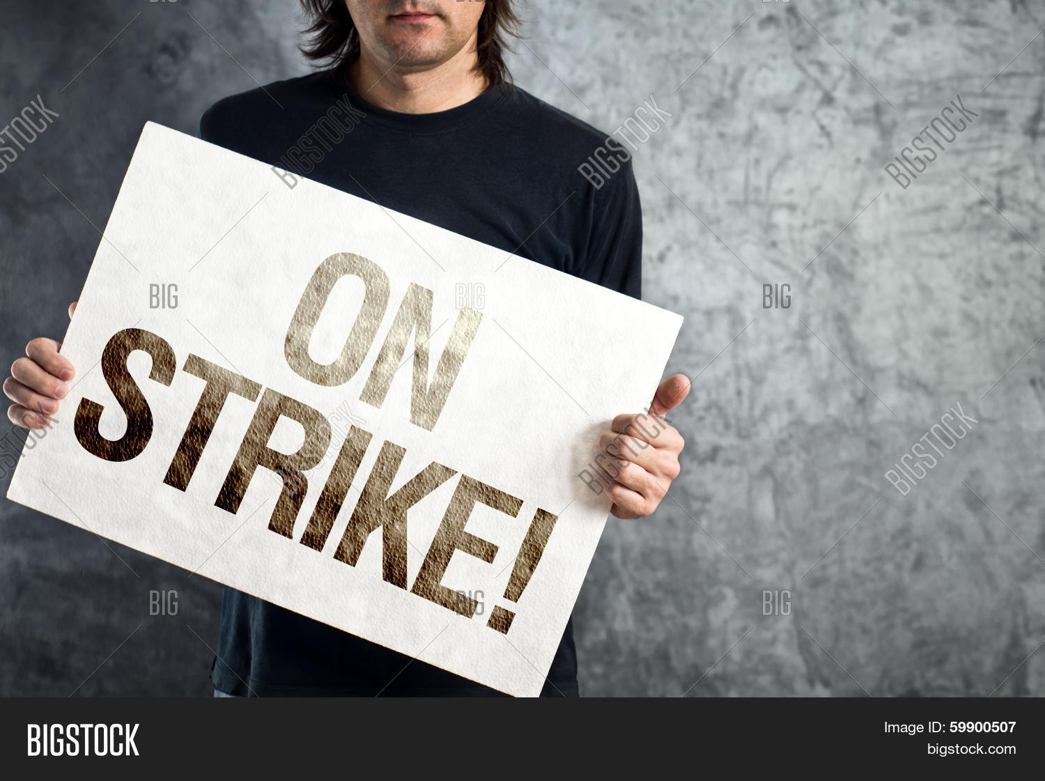 Worker On Strike, Man Image & Photo (Free Trial) | Bigstock