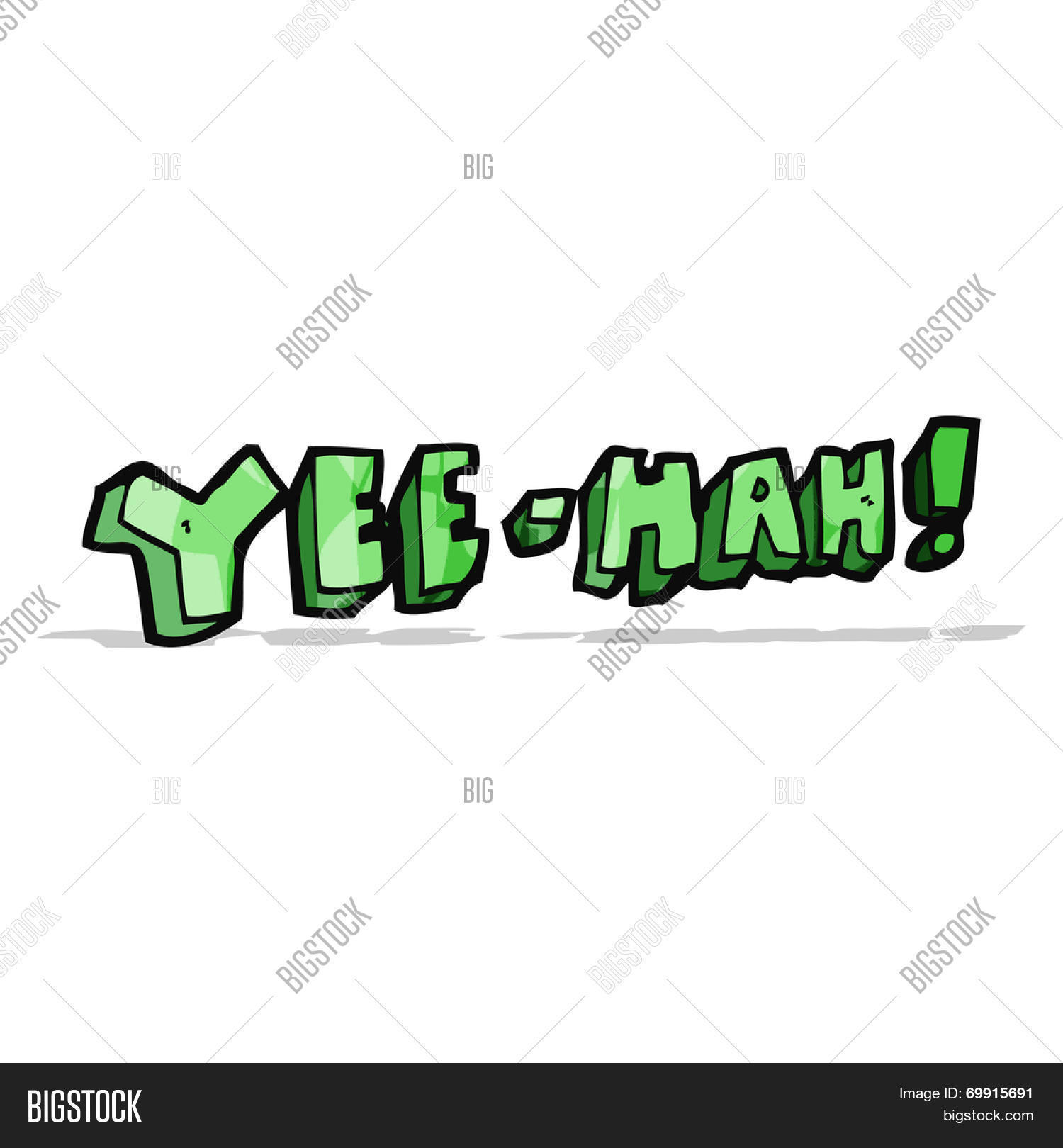 Cartoon Yeehah Symbol Image & Photo (Free Trial) | Bigstock