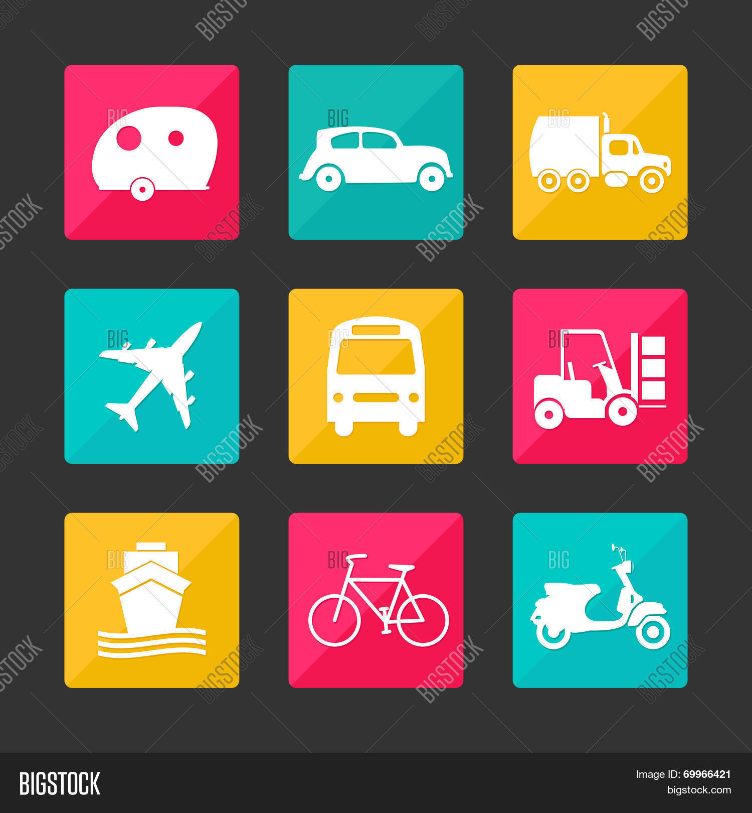 Collection Transport Vector & Photo (Free Trial) | Bigstock