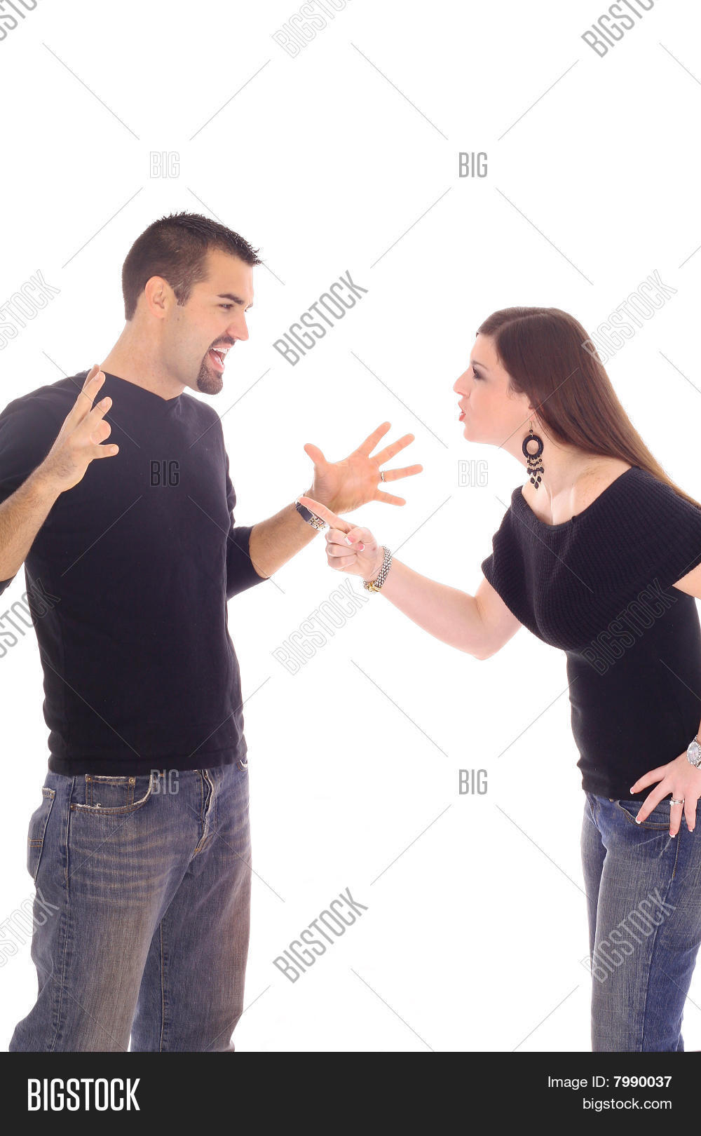 Couple Argument Image & Photo (Free Trial) | Bigstock