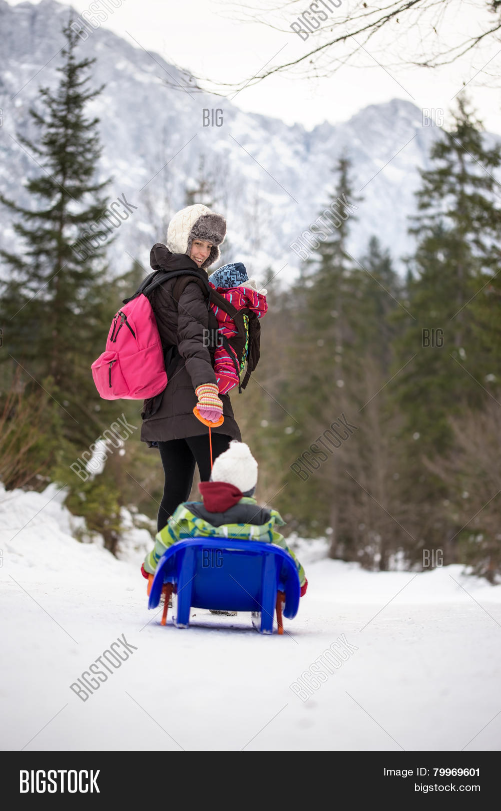 Mother Pulling Child Image & Photo (Free Trial) | Bigstock