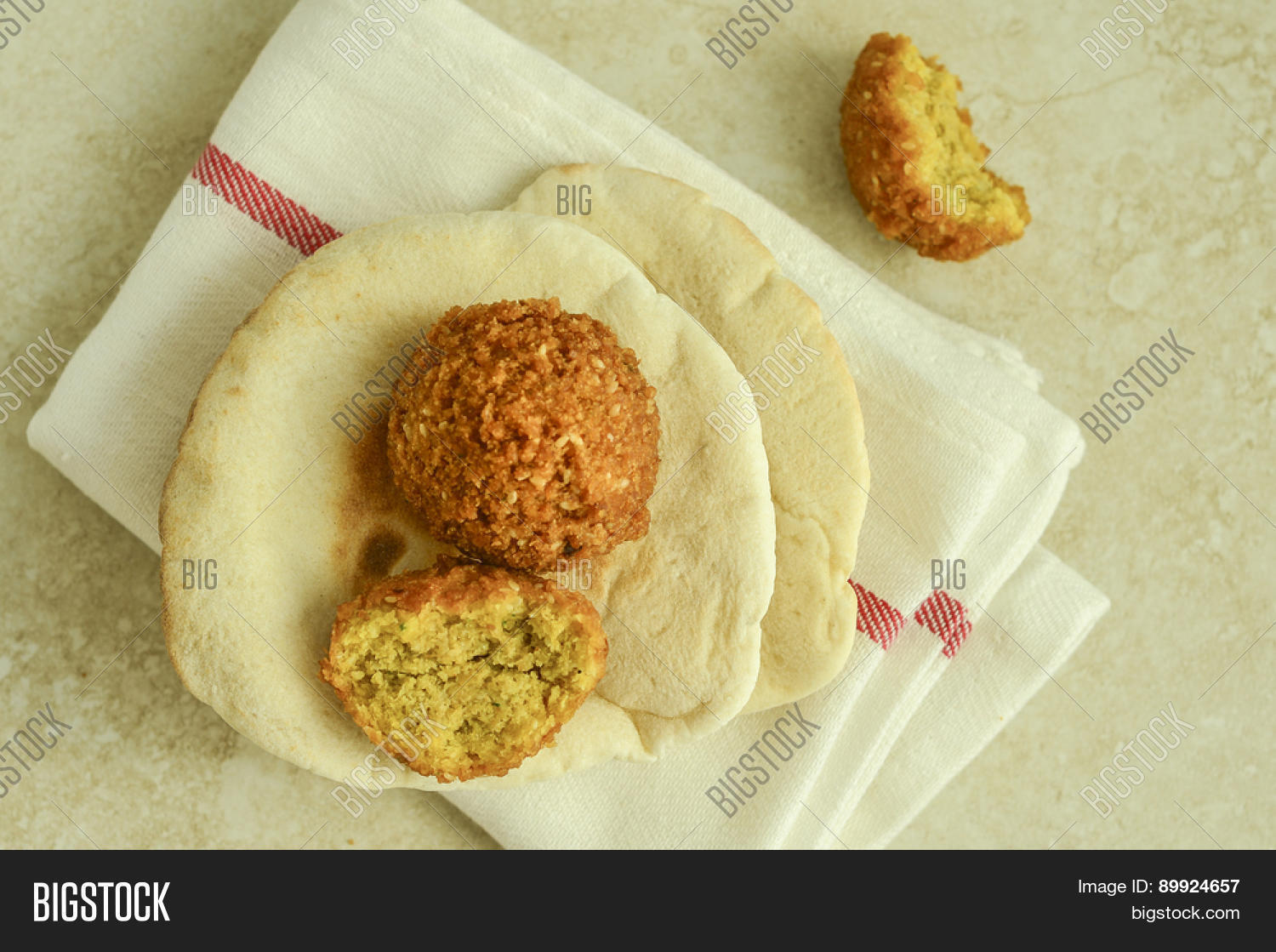 Falafel Placed Over Image & Photo (Free Trial) | Bigstock
